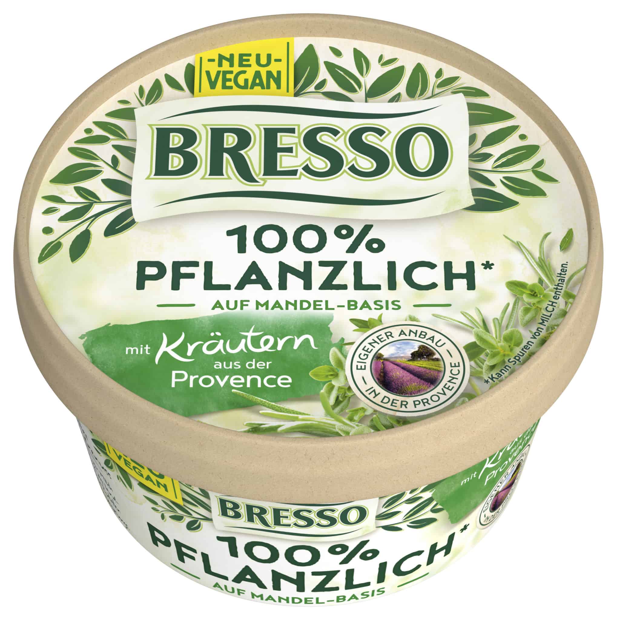 BRESSO 100% PFLANZLICH jetzt neu im Käseregal - vegconomist
