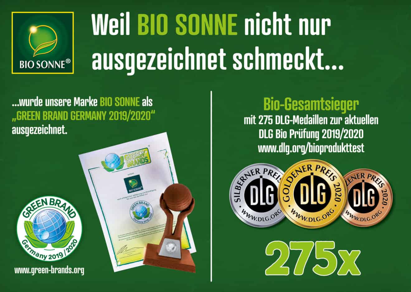NORMA Eigenmarke BIO SONNE wird als Green Brand Germany ausgezeichnet ...