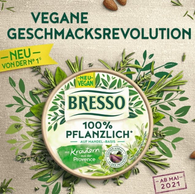 Bresso kommt mit veganer Variante - vegconomist: Das vegane ...